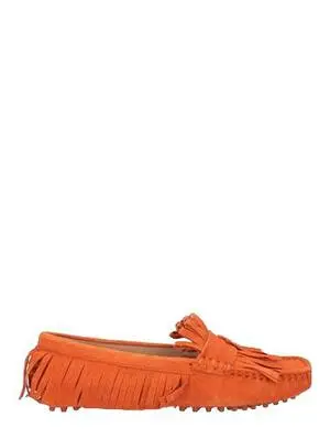 BALDININI Leather Loafers - Orange