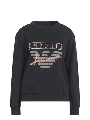 Emporio Armani Cotton Elastane Sweatshirt - Midnight Blue