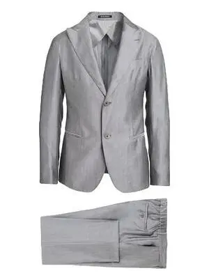 Emporio Armani Suit Size Virgin Wool, Lyocell - Grey
