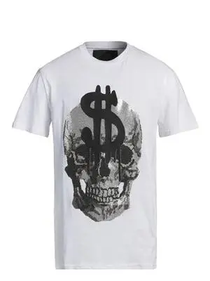 Philipp Plein T-shirt Size Cotton, Glass - White