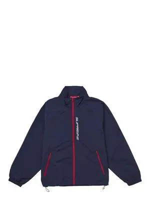 Supreme Contrast Zip Track Jacket Navy