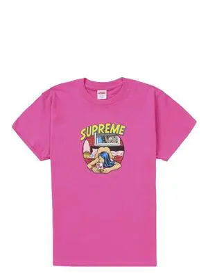 Supreme Bedroom Tee Shirt (ss25) Fuchsia