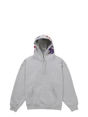 Supreme S Logo Hooded Sweatshirt Heather Grey