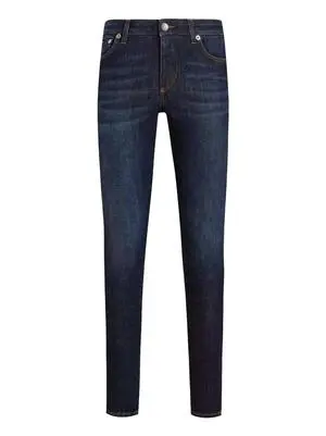 Dolce & Gabbana Logo-plaque Jeans - Blue