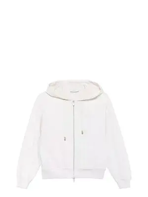 Peserico Mélange-effect Hoodie - Neutrals