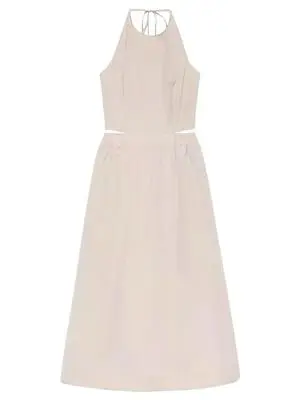 Peserico Poplin Maxi Dress - Neutrals