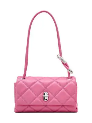 Marc Jacobs Marc Jacobs The Quilted Mini Dual Shoulder Bag Bow Pink