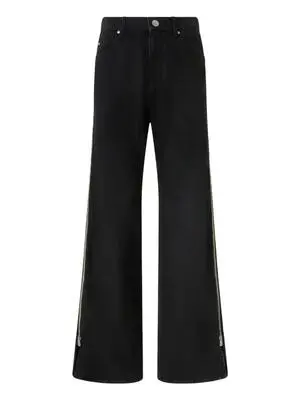 Pinko Side-zipped Jeans - Black