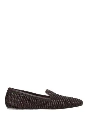 Brunello Cucinelli Brunello Cucinelli Woven Loafers Dark