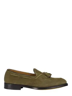 DOUCAL'S Doucal's Tassel Loafers Green