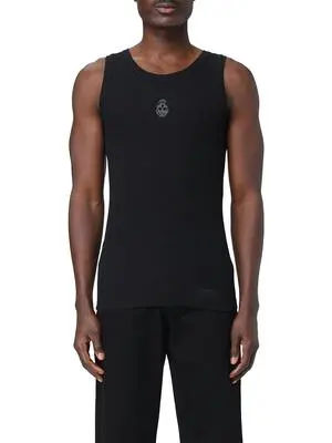 Alexander McQueen Ribbed Tank Top - Black