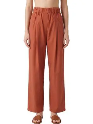 Brunello Cucinelli Relaxed Fit Pants - Orange