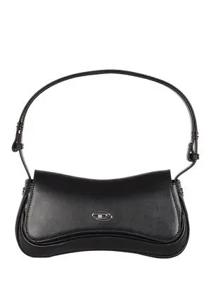 DIESEL® Play Leather Shoulder Bag - Black