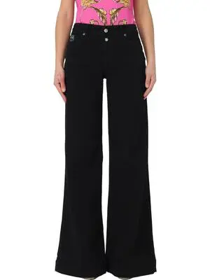 Versace Wide Leg Jeans - Black
