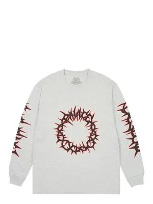 PALACE Spiked Long-sleeve Top - Grey