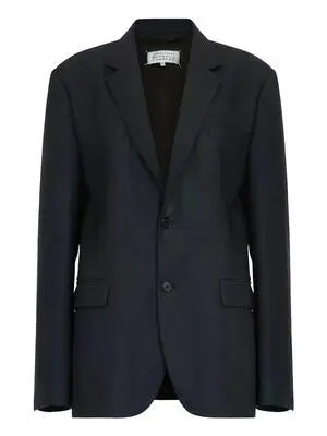 MAISON MARGIELA Single-breasted Blazer - Blue