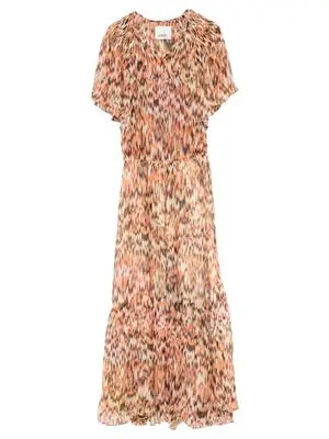 Isabel Marant Odelia Midi Dress - Orange