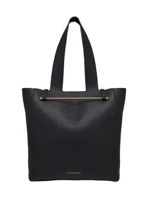 Strathberry Melody Fine Grain Leather Tote - Black