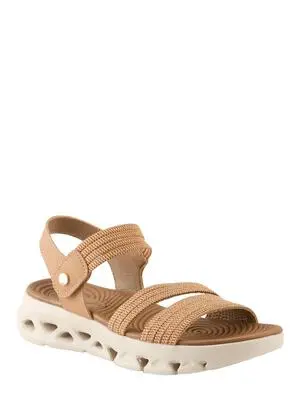 SPRING STEP SHOES Flexus By Spring Step Garlina Platform Wedge Sandal Tan