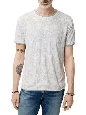 John Varvatos Reyes Reversible Burnout T-shirt - White