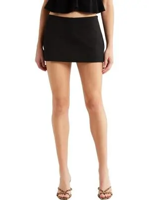 PACSUN Ponte Miniskirt - Anthracite