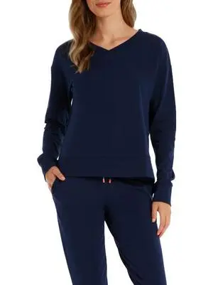 Helen Jon V-neck Pullover - Navy