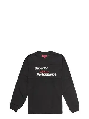 Supreme Arabic Mesh Long Sleeve Top - Black