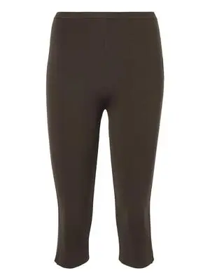 TOTEME Jersey Capri Pants Brown