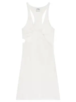 COURREGES Twist Mini Dress - White