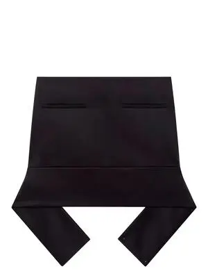 COURREGES Belted Mini Skirt - Black