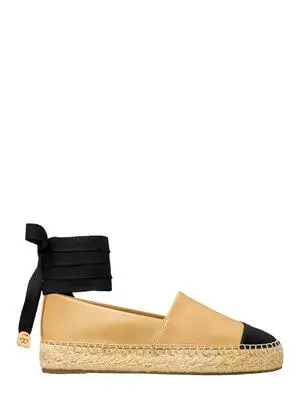 Tory Burch Colorblock Espadrilles - Brown