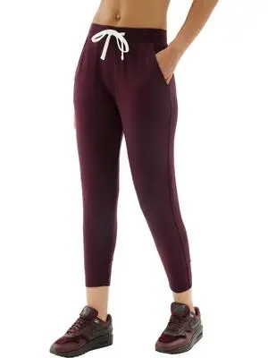 Splits59 Reena Fleece 7/8 Leggings - Dark Cherry