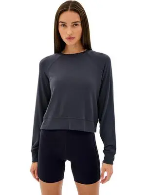 Splits59 Brooks Fleece Long Sleeve Sweatshirt - Graphite