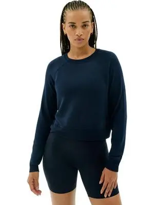 Splits59 Brooks Fleece Long Sleeve Sweatshirt - Indigo