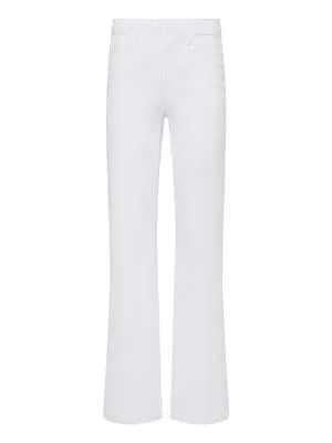 L & APOS;AGENCE L'agence Scottie High-rise Wide-leg Jeans - Blanc