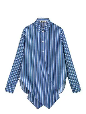 Ports 1961 Striped Shirt - Blue