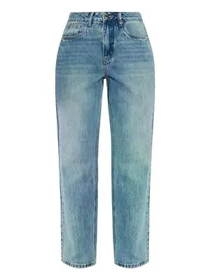 GESTUZ High-rise Straight-leg Jeans - Blue