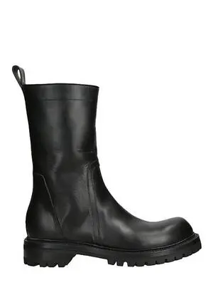 Rick Owens Chunky-sole Leather Ankle Boots - Black