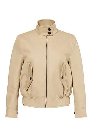 Gucci Regular-fit Cotton Jacket With Buttoned Pockets - Cold Beige