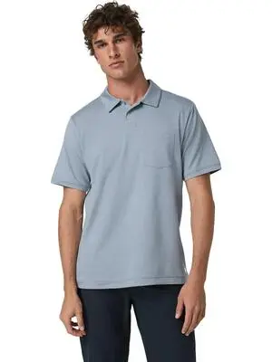 Vuori Short Sleeve Ponto Perforance Polo - Blue Dusk Heather