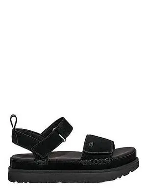 Pink Ugg® Goldenstar Strap Sandals - Black
