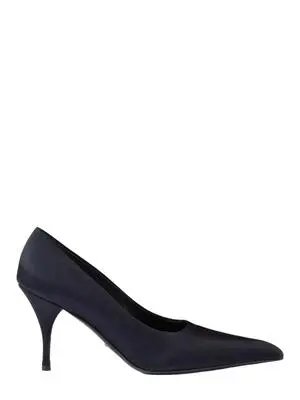 Prada 85mm Satin Pumps - Blue