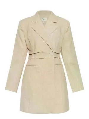 GESTUZ Blazer Mini Dress - Neutrals