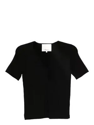 3.1 Phillip Lim Compact Rib Tee - Black