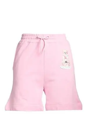 Moschino Couture Cotton Bermuda Shorts - Pink