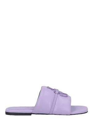 JW Anderson Lambskin Slide Sandals - Purple