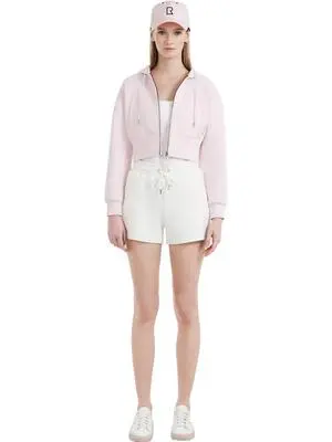 Rudsak Cropped Zip-up Hoodie - Pink