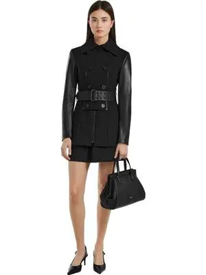 Rudsak Virginie Fitted Trench Coat - Black