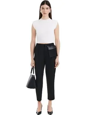 Rudsak Tailored Trousers With Zip-off Pocket - Black