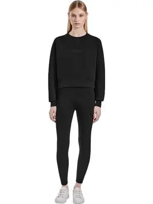 Rudsak Cropped Cotton Blend Sweater - Black